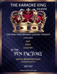 Karaoke contest judging sheet Template | PosterMyWall