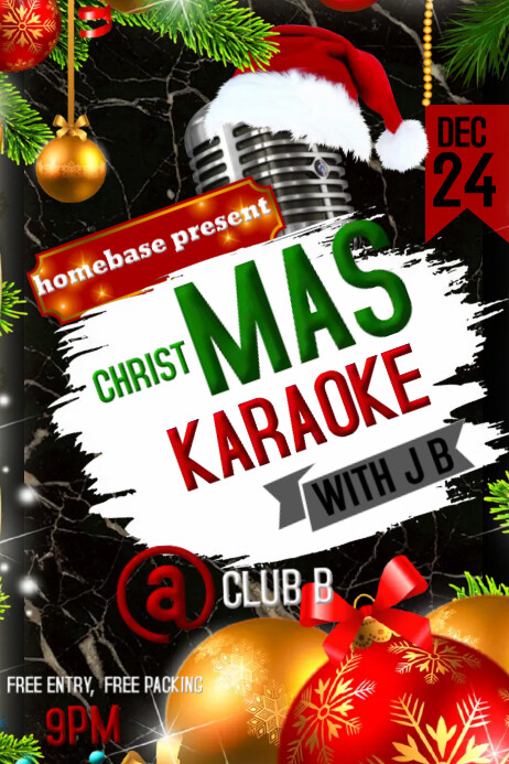 karaoke design template | PosterMyWall