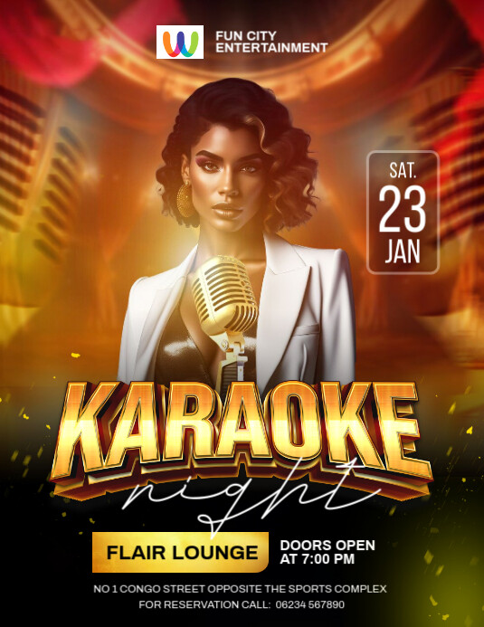 karaoke flyer Template | PosterMyWall
