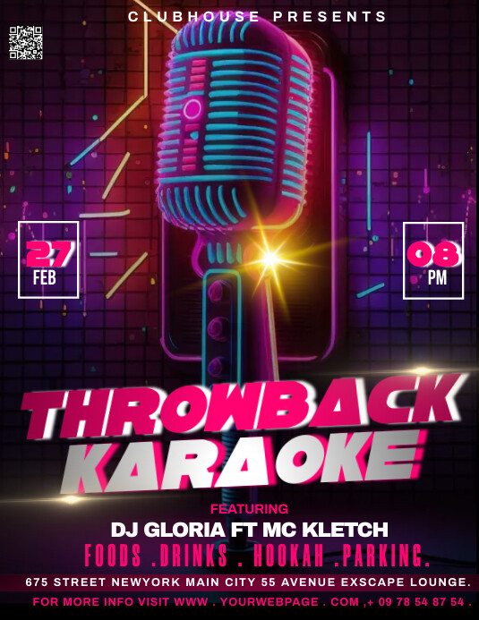 Copy of karaoke flyers | PosterMyWall