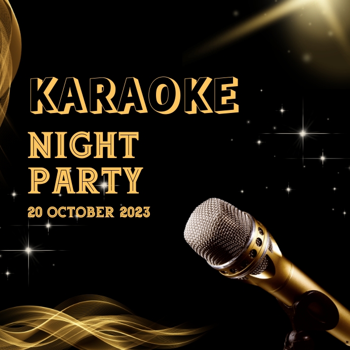 KARAOKE NIGHT Template | PosterMyWall