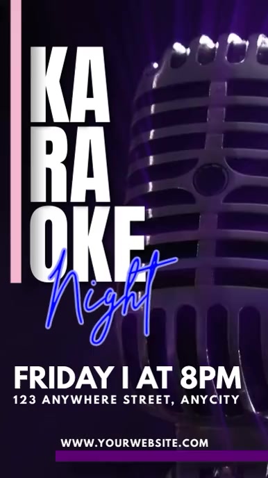 Karaoke Night Template | PosterMyWall