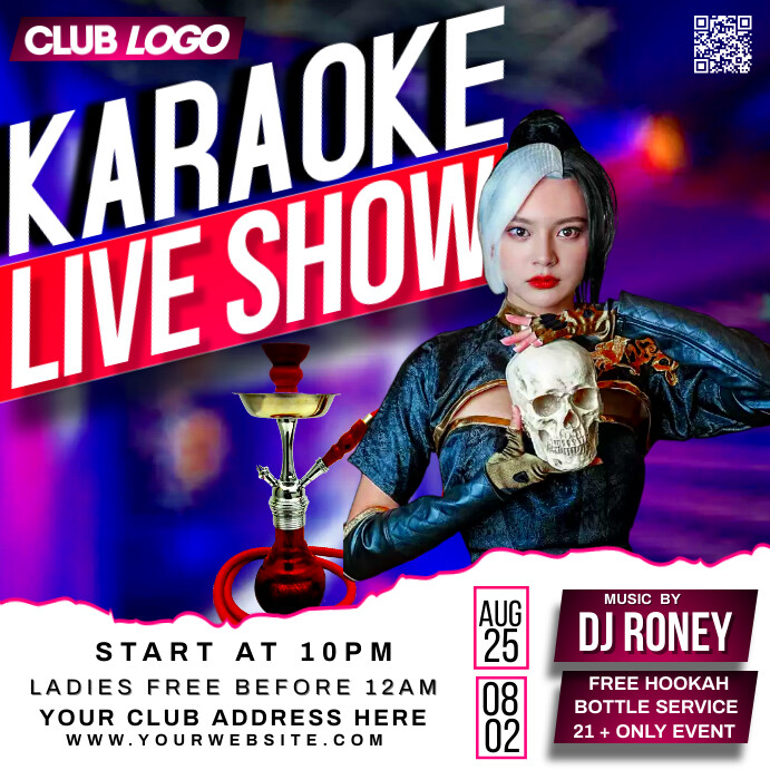 karaoke night live show ads Template | PosterMyWall