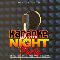 Karaoke Night Poster Template | PosterMyWall