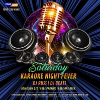 Karaoke Night Video Ad Template | PosterMyWall