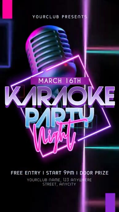 Copy of Karaoke Party Night | PosterMyWall