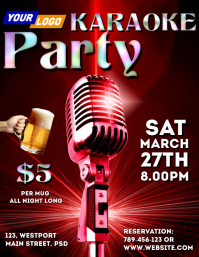 Karaoke contest judging sheet Template | PosterMyWall