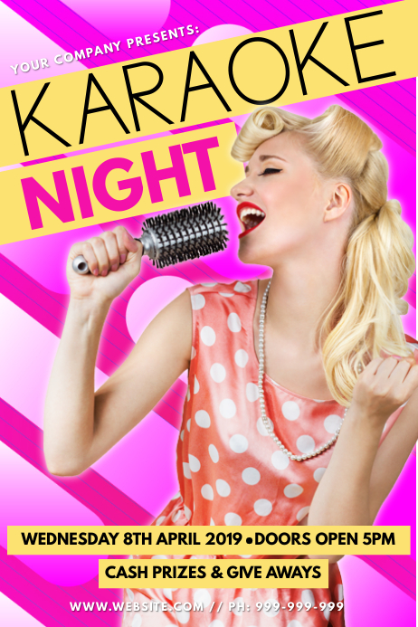 Copy of Karaoke Poster | PosterMyWall