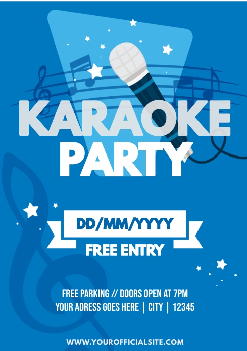 KARAOKE POSTER Template | PosterMyWall