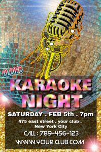 Karaoke contest judging sheet Template | PosterMyWall