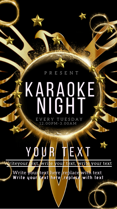 KARAOKE POSTERS | PosterMyWall