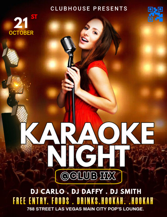 karaoke posters Template | PosterMyWall