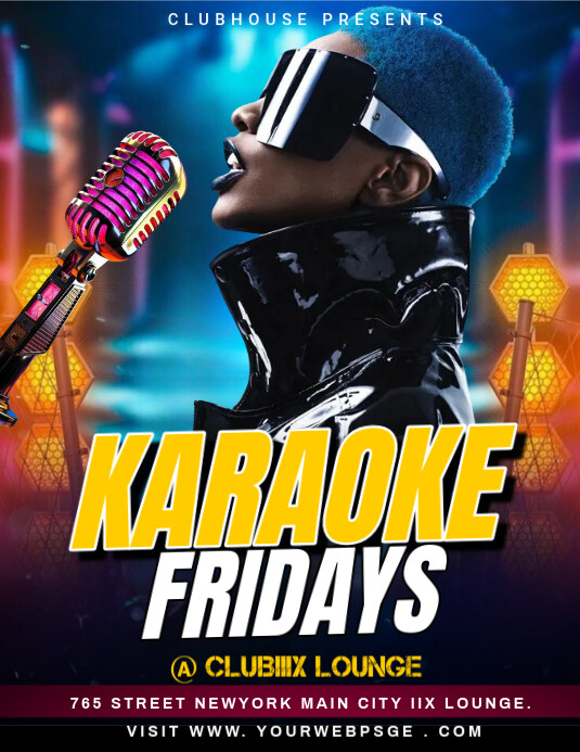 karaoke posters Template | PosterMyWall