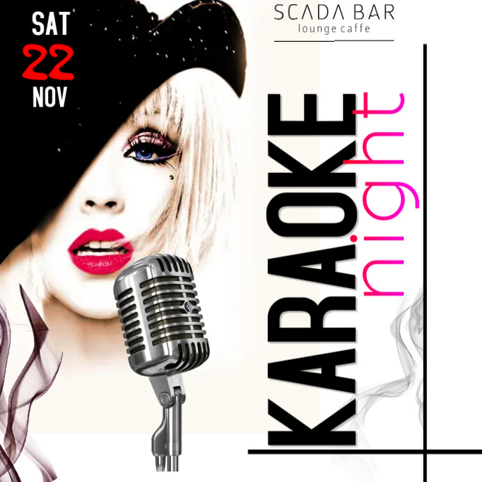 Karaoke sing party Template | PosterMyWall