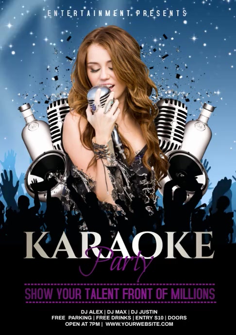 karaoke video Template | PosterMyWall