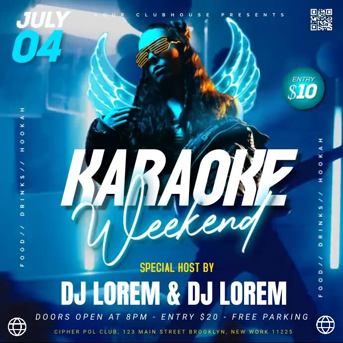 Plantilla de KARAOKE WEEKEND | PosterMyWall