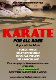 Karate Class Flyer Template | PosterMyWall