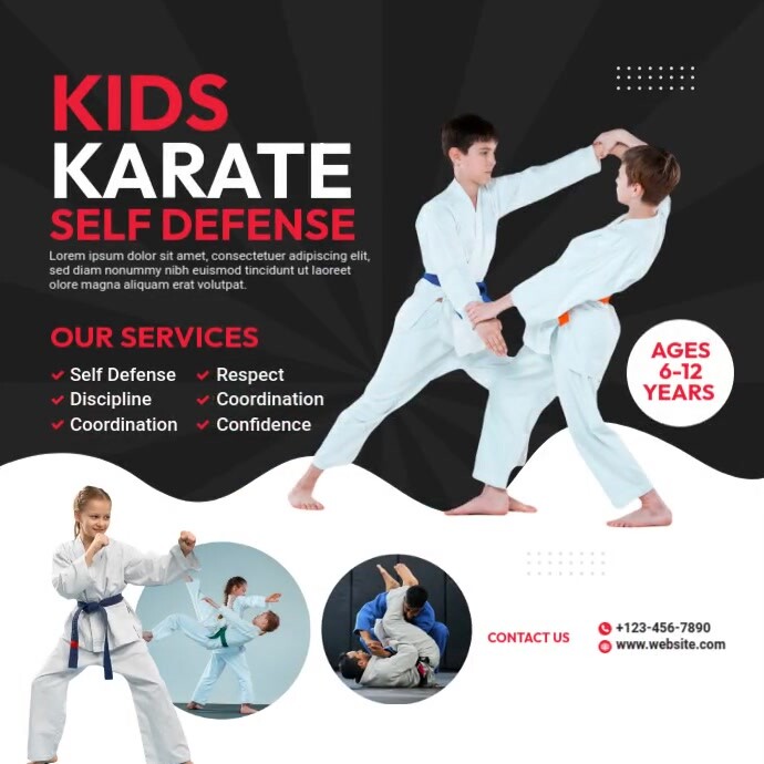 Karate Class Instagram Post Template | PosterMyWall