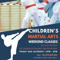 Kids Karate Class Template | PosterMyWall