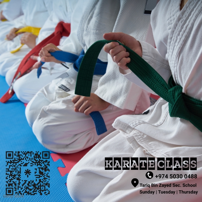 Karate Class Poster 5 Template | PosterMyWall