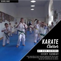 Kids Karate School post Template | PosterMyWall