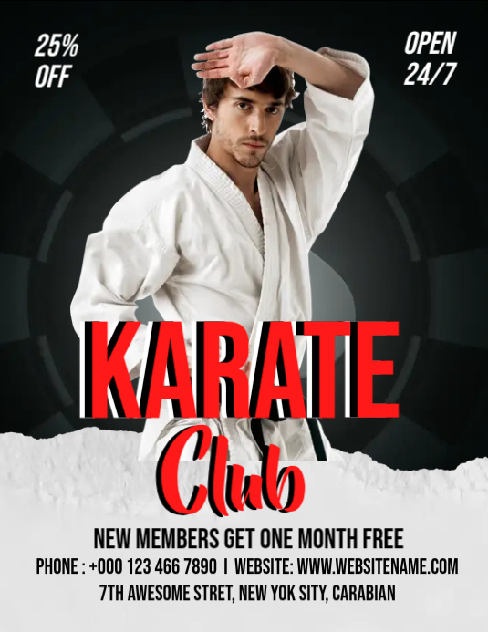 Copy of Karate Club Ads | PosterMyWall