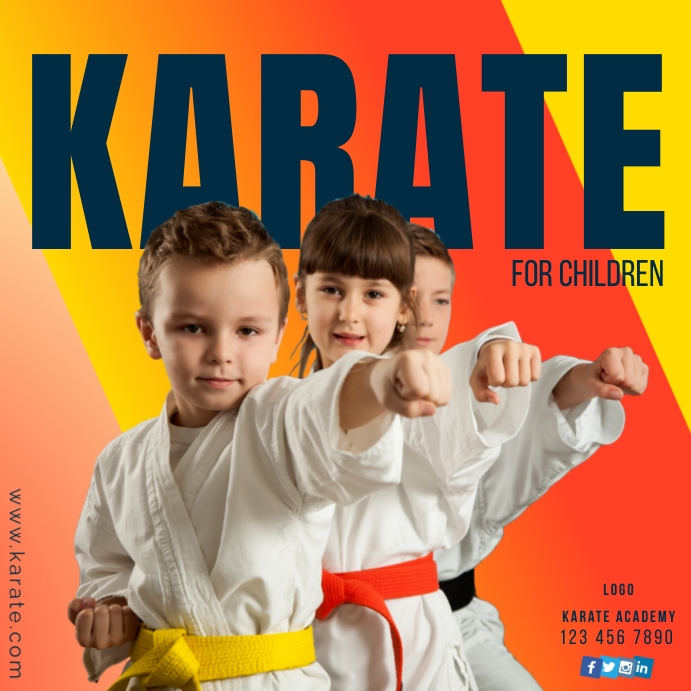 Karate Template | PosterMyWall