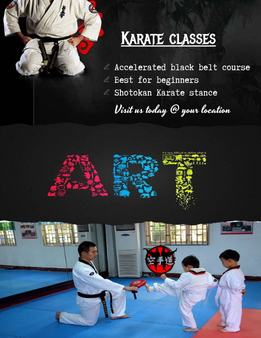 karate Template | PosterMyWall