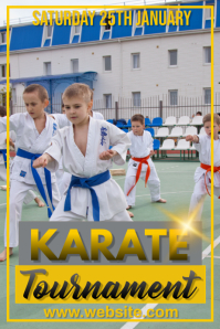 Karate Martial Arts Classes Flyer Template | PosterMyWall