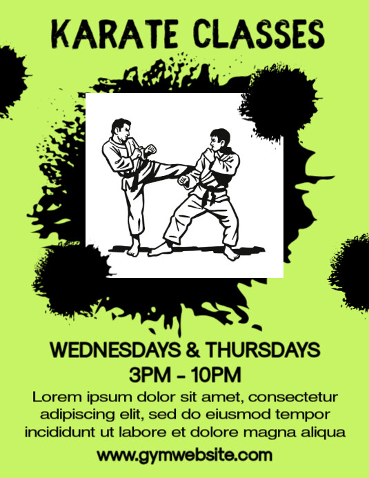 Karate Template | PosterMyWall