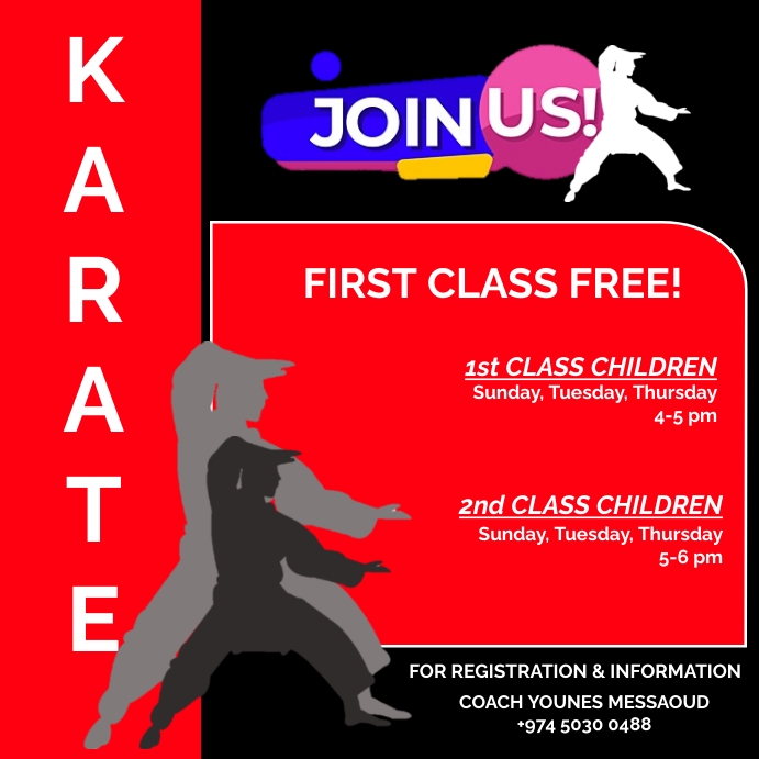 Karate Template | PosterMyWall