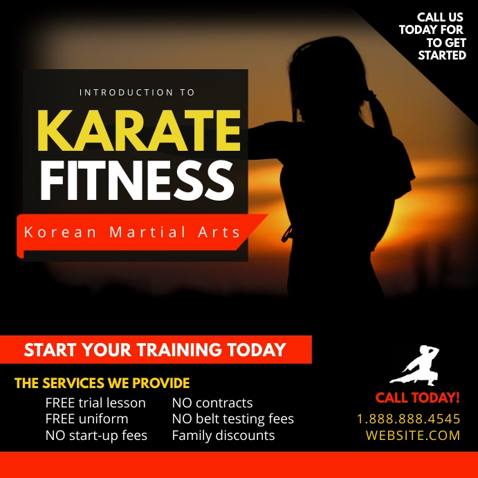 Karate Template | PosterMyWall