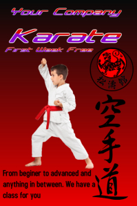 Karate Member Poster Template | PosterMyWall
