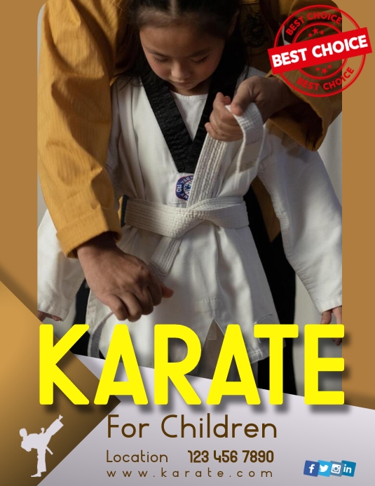 Karate Template | PosterMyWall