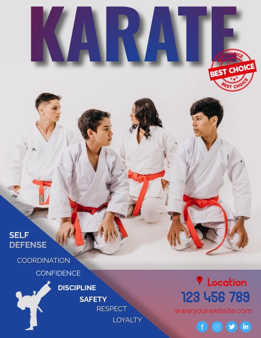 Karate for children Template | PosterMyWall