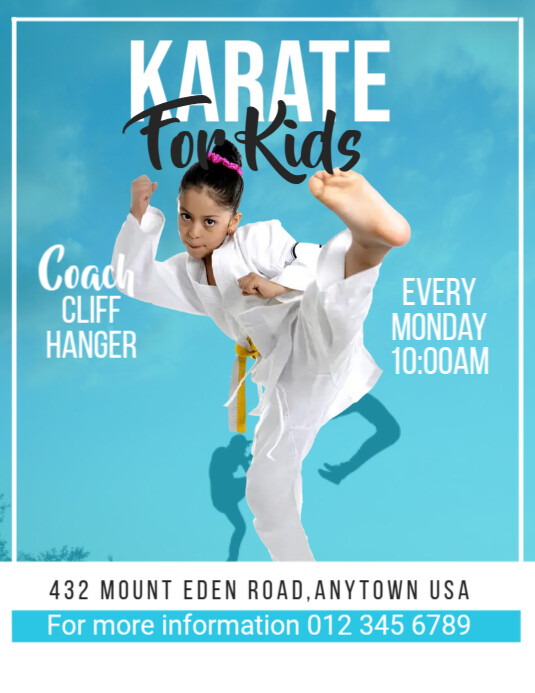 Karate For Kids Template | PosterMyWall
