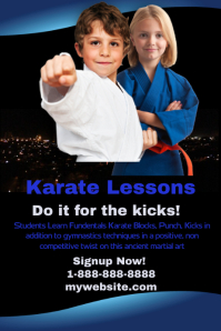 Karate Flyer Template | PosterMyWall