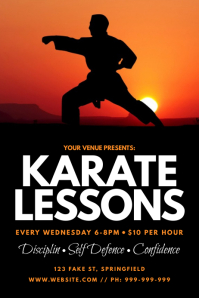Karate Poster Template | PosterMyWall