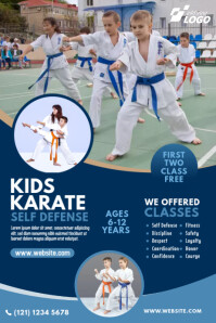 Karate Lessons Poster Template | PosterMyWall