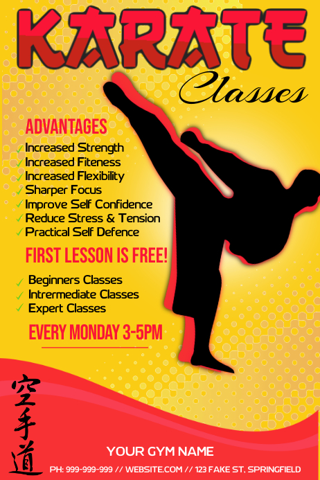 Copy of Karate Poster | PosterMyWall