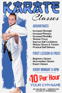 Karate Training Poster Template | PosterMyWall