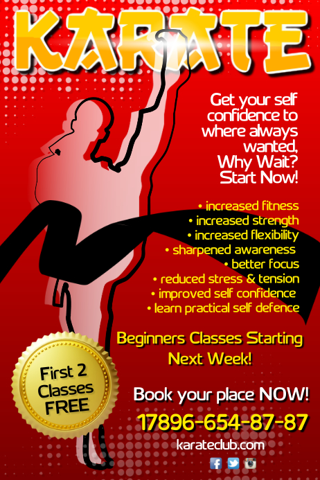 Karate Poster Template | PosterMyWall