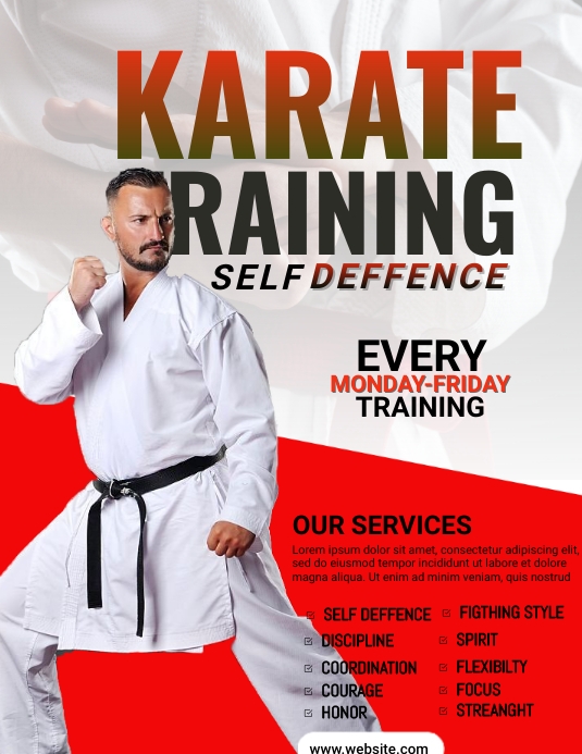 Copy of Karate Training Instagram | PosterMyWall