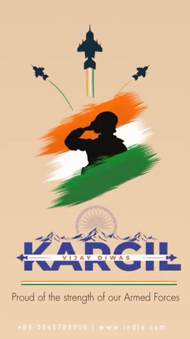 Kargil Vijay Diwas Template | PosterMyWall
