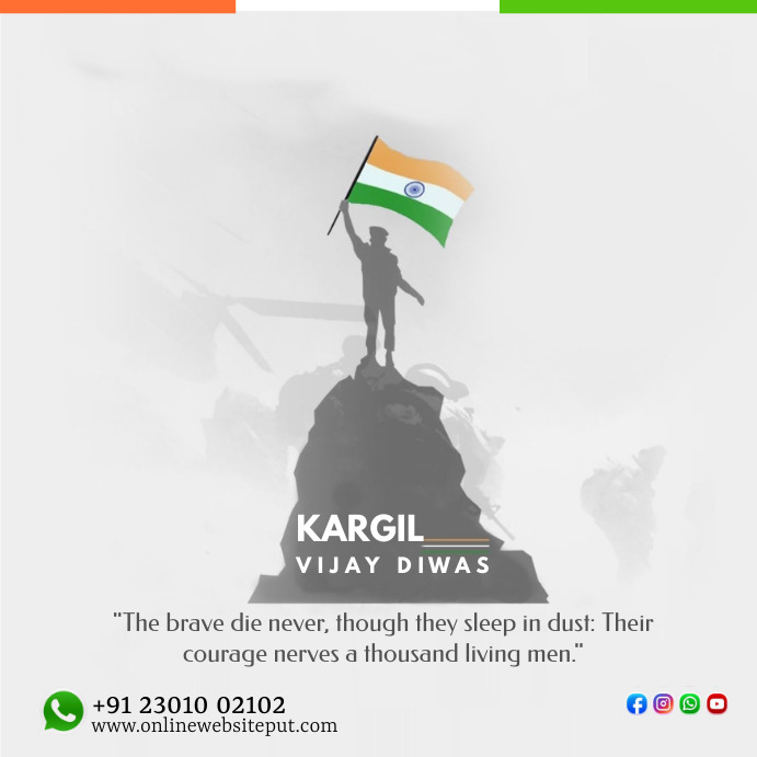 kargil vijay diwas poster Template | PosterMyWall