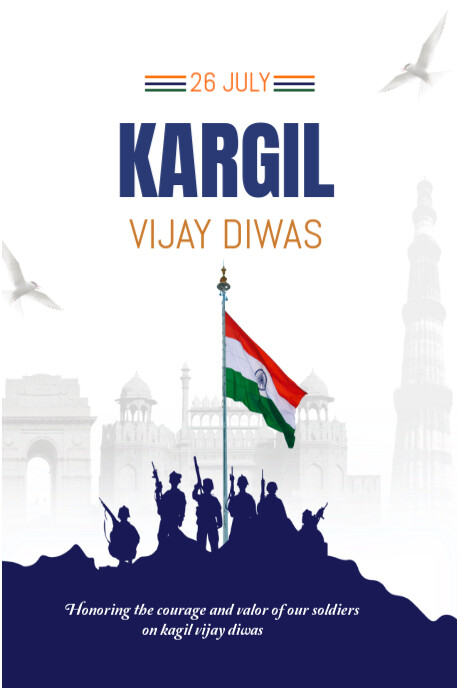 Kargil Vijay diwas template 2025 | PosterMyWall
