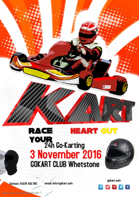 Copy of Kart Poster | PosterMyWall