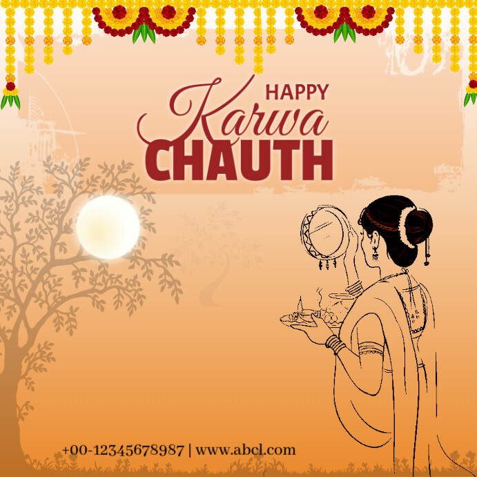 KARVA CHAUTH Template | PosterMyWall