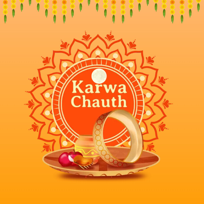 Karva Chauth (3) Template | PosterMyWall