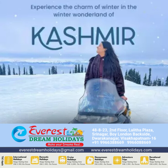 Kashmir Template | PosterMyWall